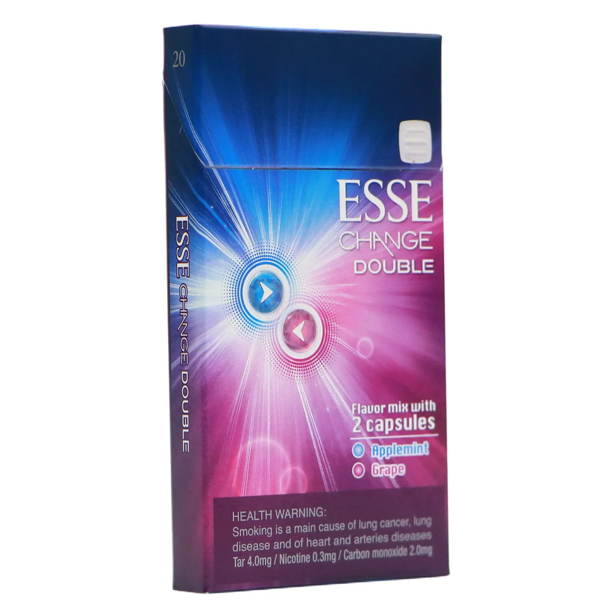 ESSE Change Double Applemint & Wine 20s Cigarettes x 10 Packs /1 Carton ...