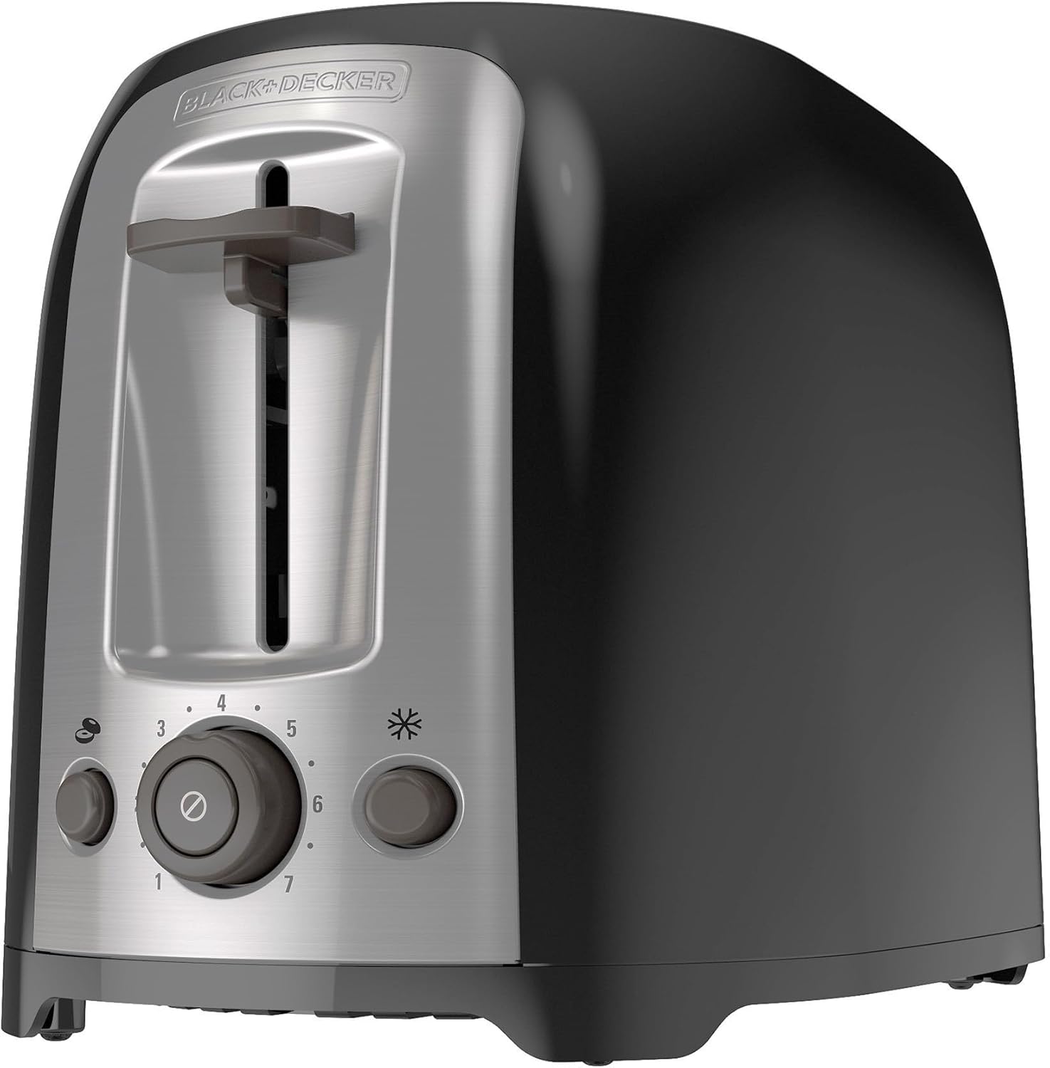 BLACK+DECKER 4-Slice Toaster, Extra Wide Slots, 7 Shade Settings, 1400 ...