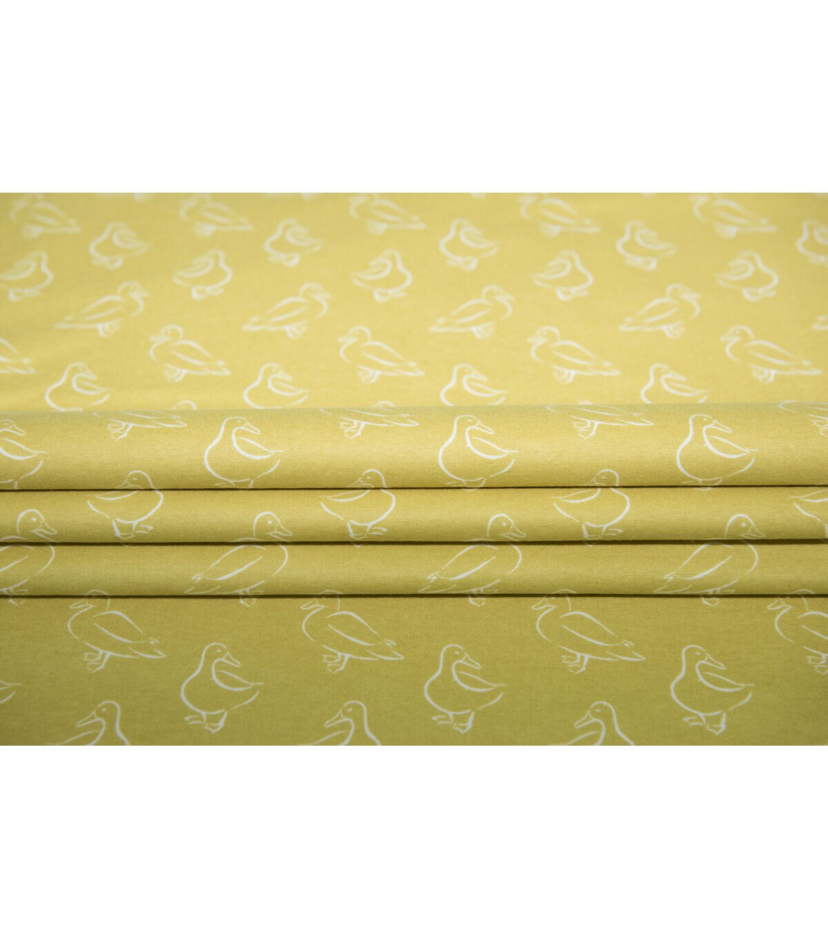 Yellow Toss Ducks Super Snuggle Flannel Fabric